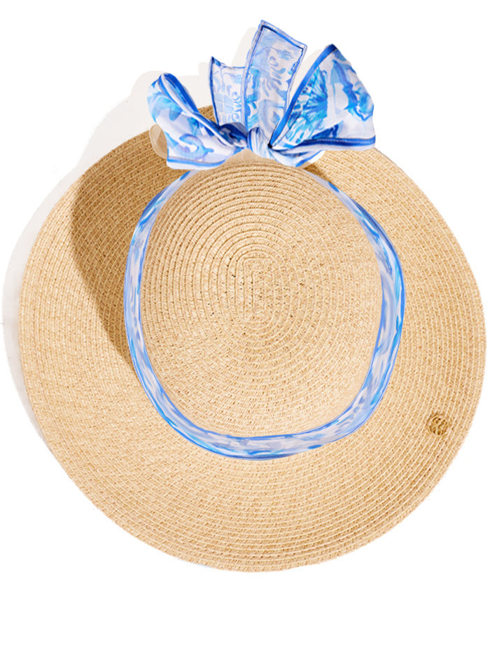 Fiona Sun Hat With Olympia Tie – Seaspray Swimwear